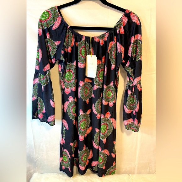 Simply Southern | Dresses | Nwt Simply Southern Bell Sleeve Turtle ...